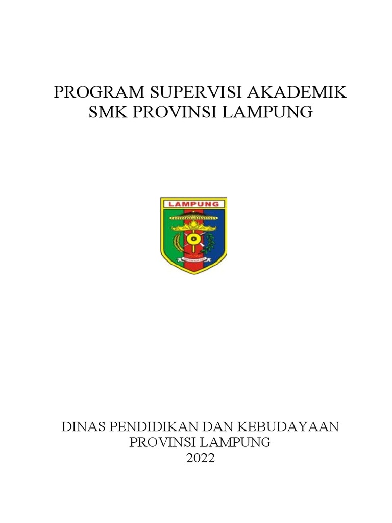 01 Contoh Program Supervisi Akademik Ks | PDF