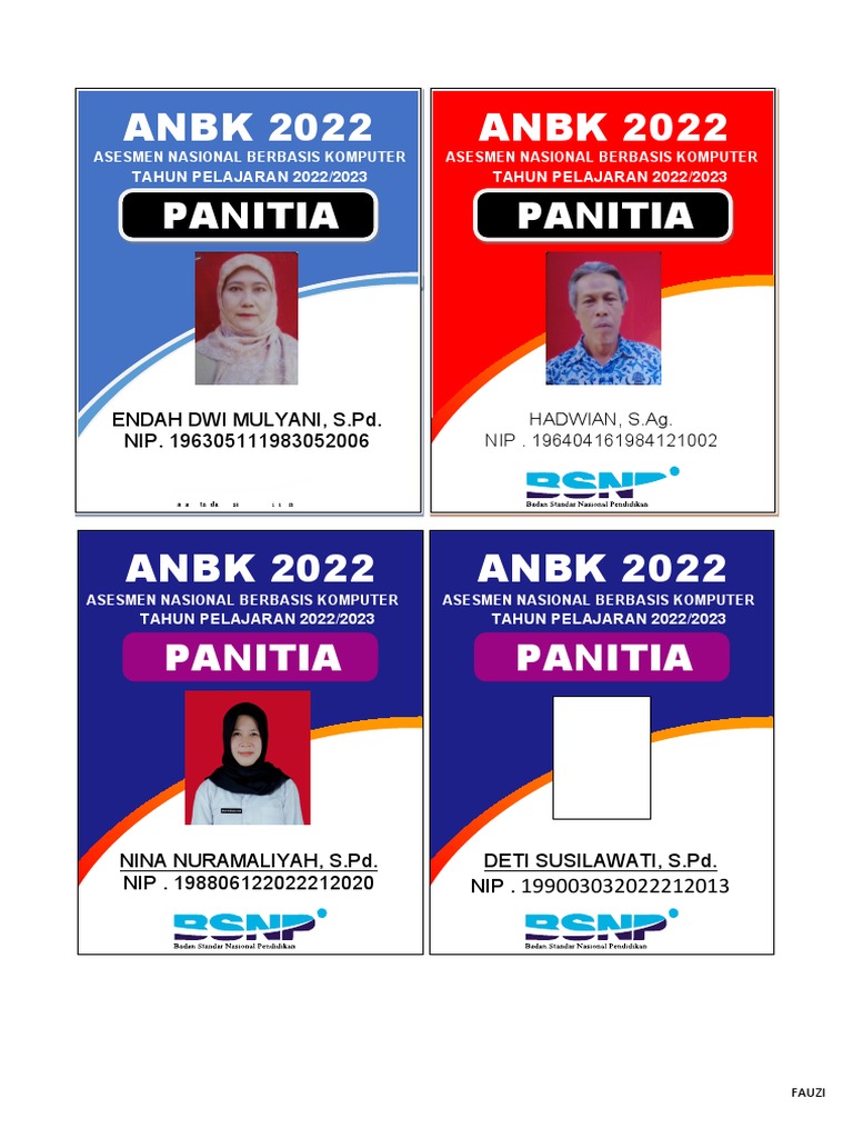 ID Card Anbk 2021 | PDF | Seni
