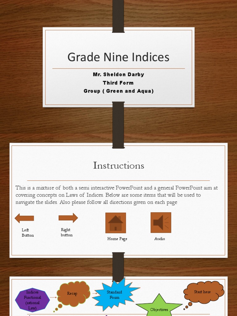 Grade Nine Indices | PDF | Numbers | Multiplication