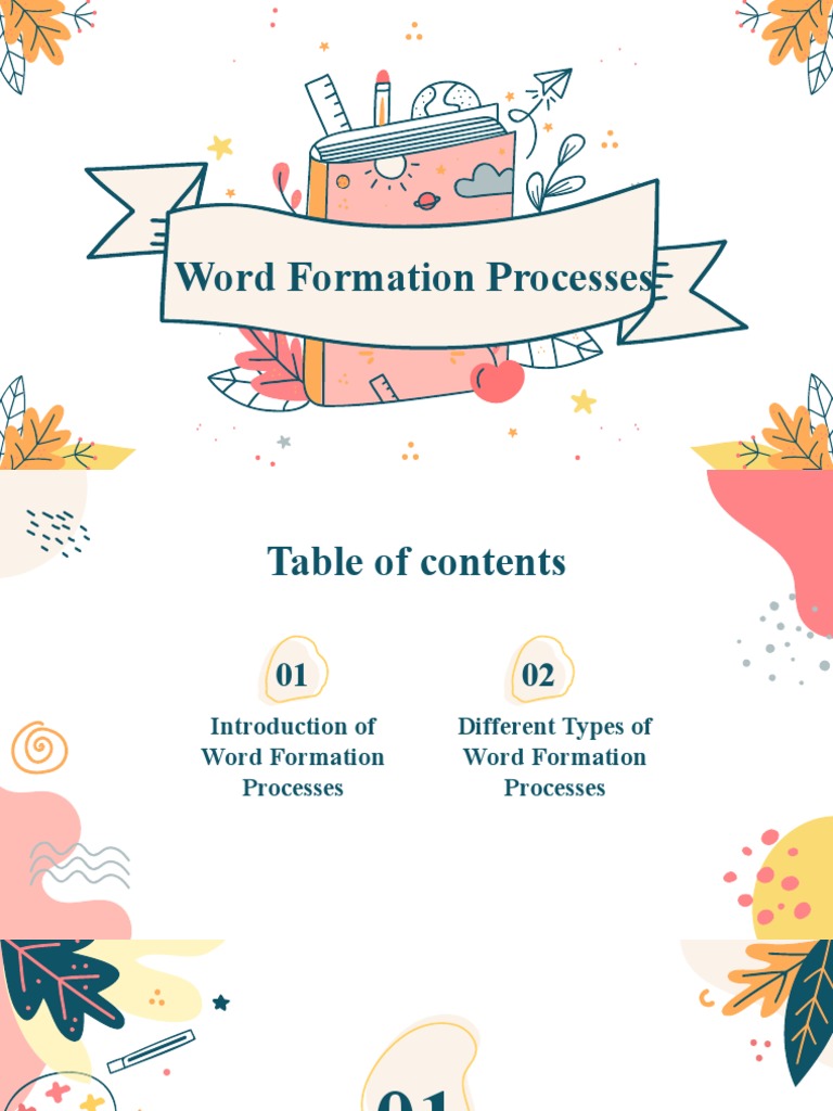 English Word Formation Processes | PDF | Linguistics