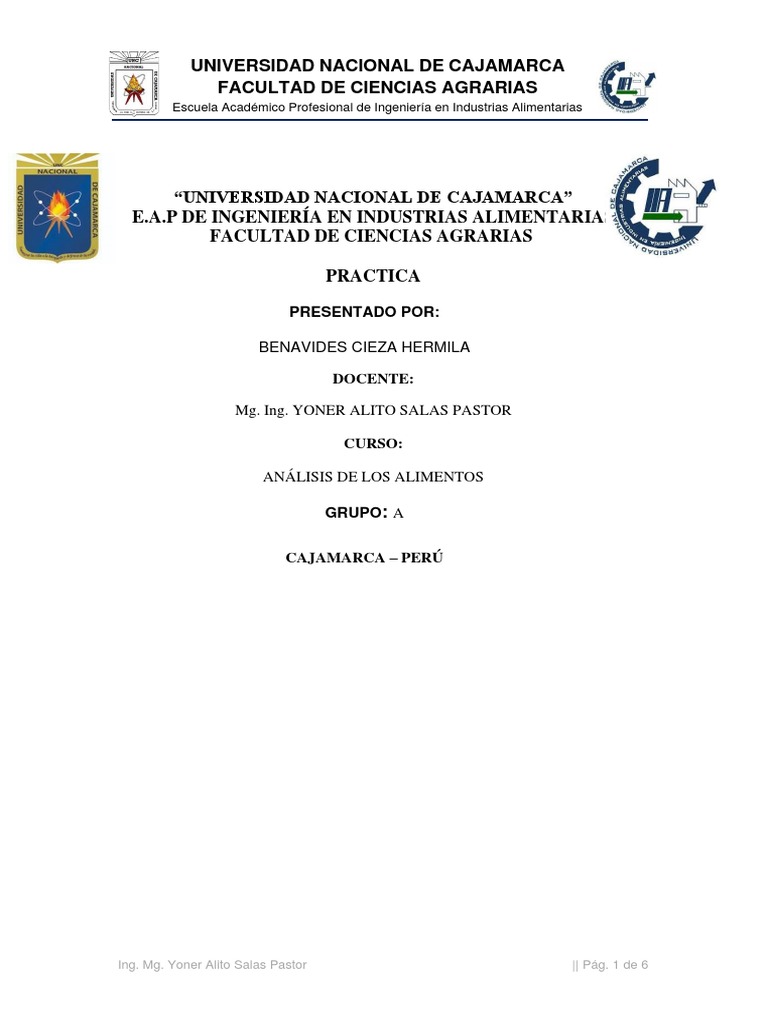 Tarea Determinación De Color En Alimentos Descargar Gratis Pdf