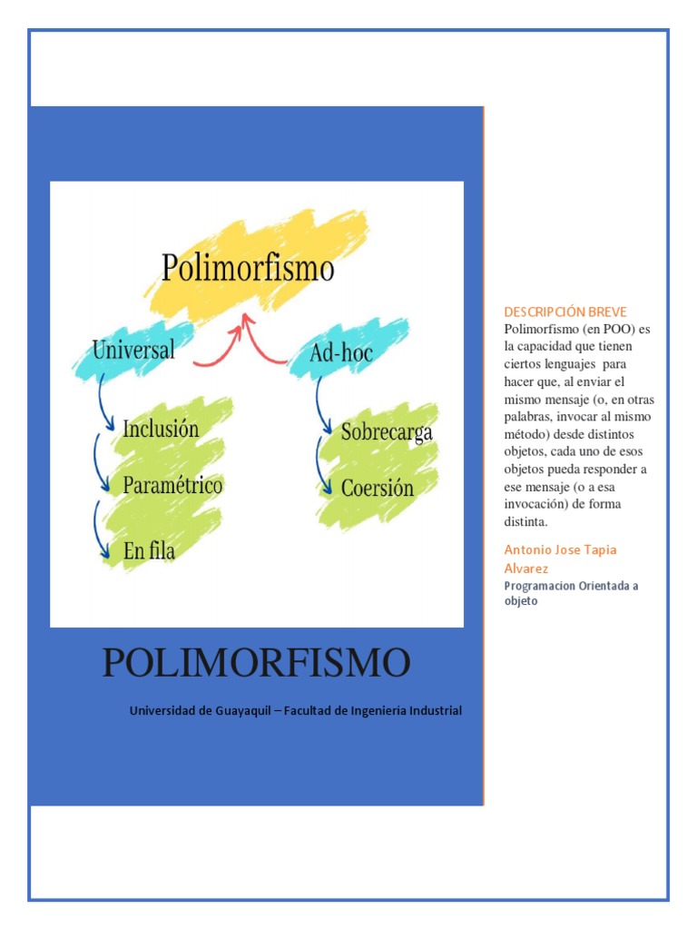 Polimorfismo y Streams en Java | PDF | Objeto (informática) | Desarrollo de software