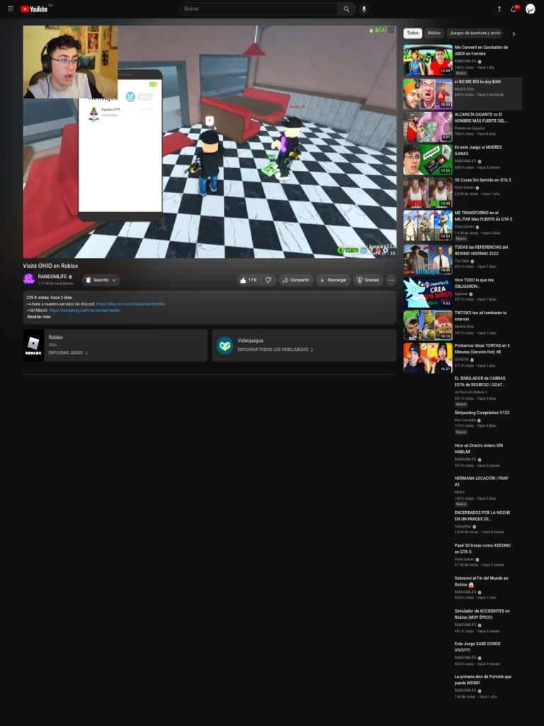 Visité OHIO en Roblox ? - YouTube | PDF