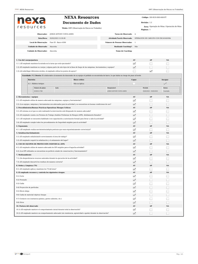 NEXA Resources: Documento de Dados | PDF