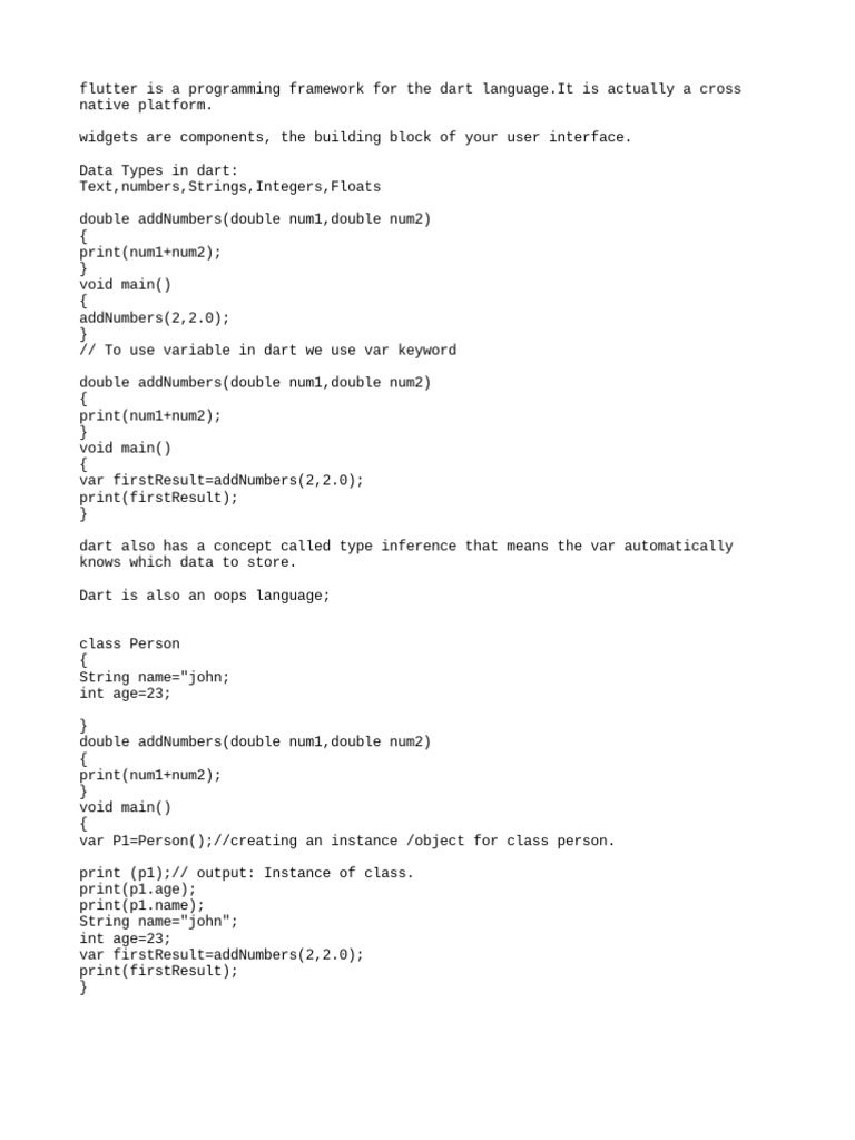 Flutter Basics | PDF