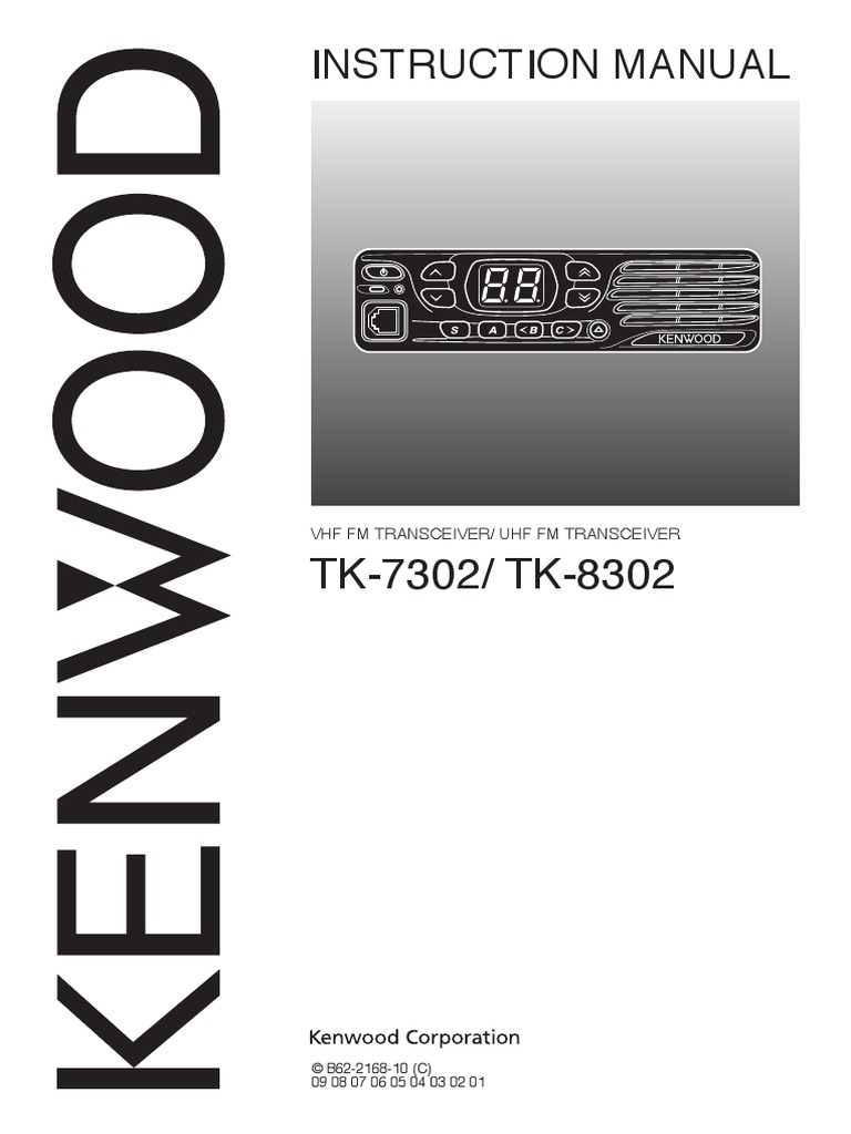 Kenwood TK 7302 Manual | PDF | Electricity | Radio