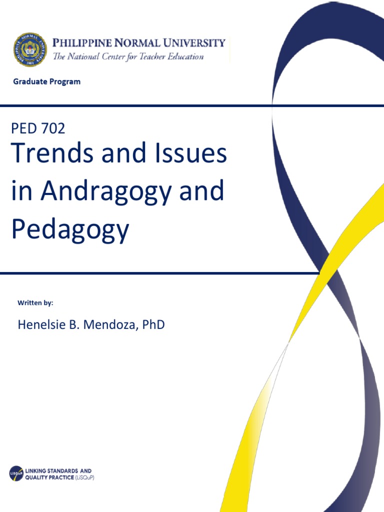 Trends in Andragogy & Pedagogy | PDF | Pedagogy | Teachers