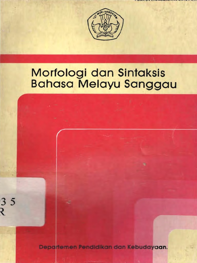 Morfologi Dan Sintakis Bahasa Melayu Sanggau 88 | PDF