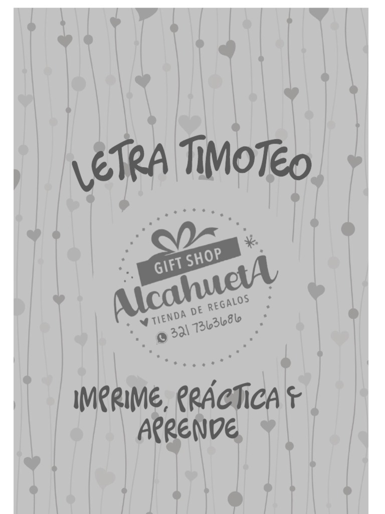 PDF Pràctico Timoteo - Alcahueta | PDF