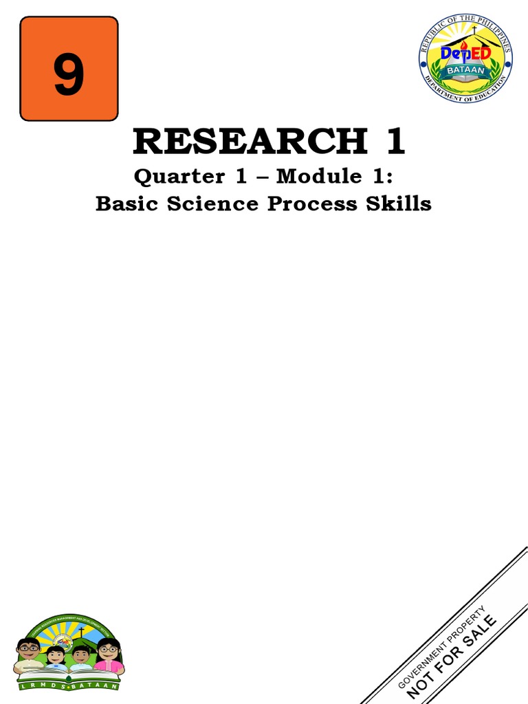 RESEARCH1 Q1 Mod1 BasicScienceProcessSkills v3FINAL | PDF | Hypothesis | Experiment