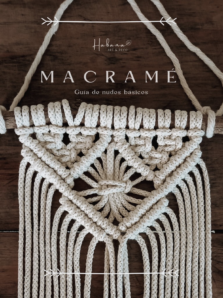 Guía Nudos Básicos. Macramé | PDF