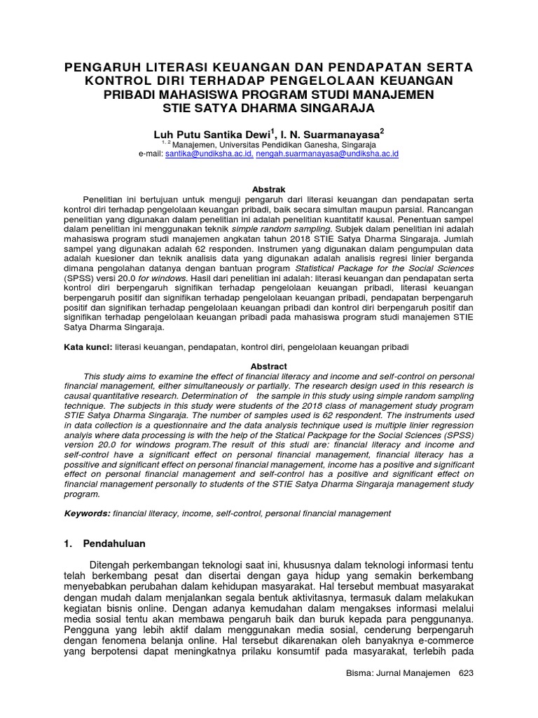 623-631 Luh Putu Santika Dewi | PDF | Karier & Perkembangan