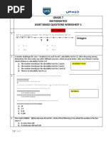 Grade 5 STAAR Math Practice Test | PDF | Mathematics