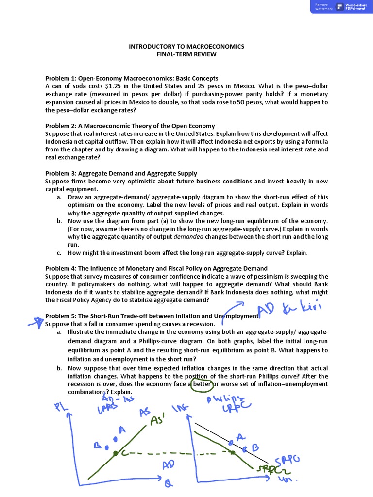 AnIntroductory To Macroeconomics UAS Exercise | PDF | Long Run And ...
