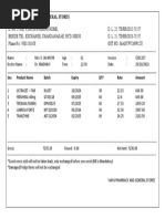 Pharmacy Bill Format with GST Details | PDF