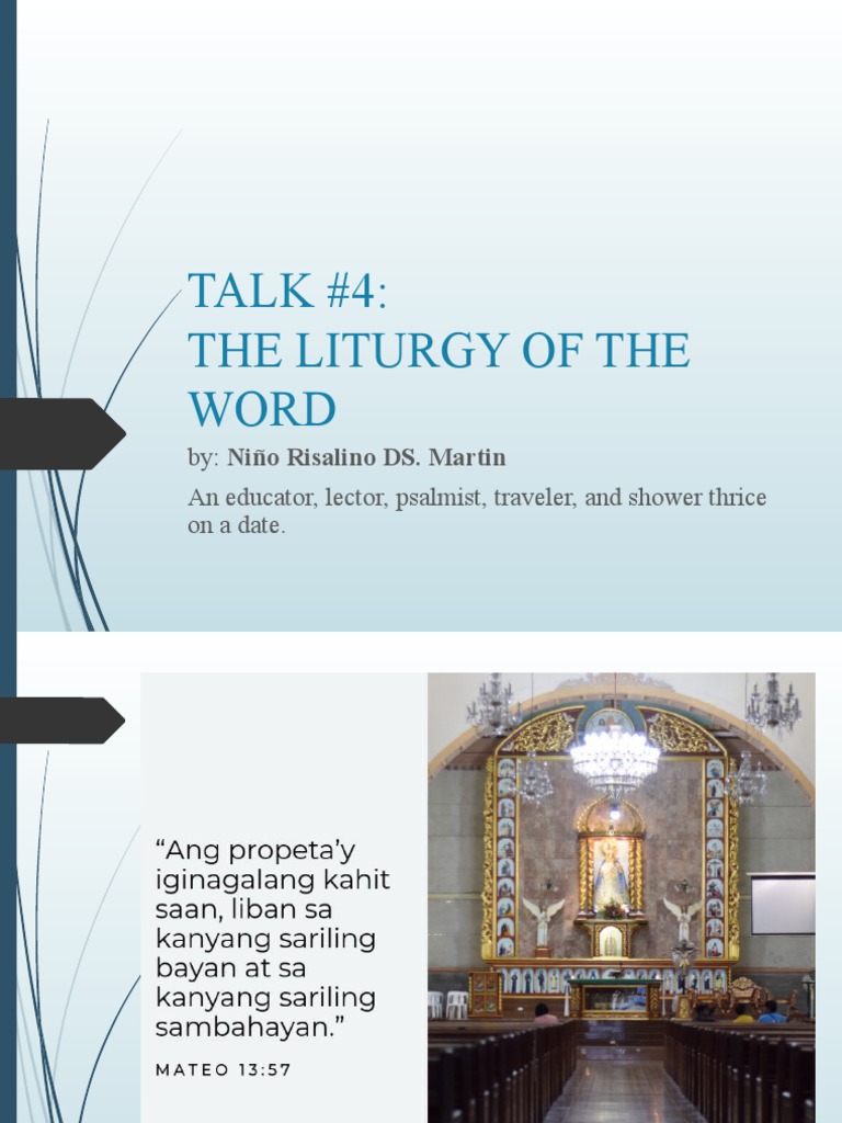 Understanding the Liturgy of the Word | PDF | Lent | Liturgical Year