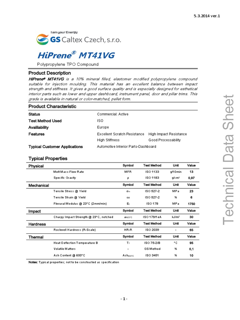 Material-Datasheet MT41VG ISO | PDF | Strength Of Materials | Materials ...