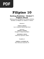 Filipino 10 - Q3 - Modyul 3 - Ver1 | PDF