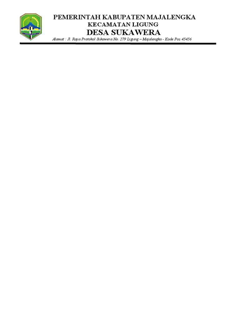 Kop Surat Desa | PDF