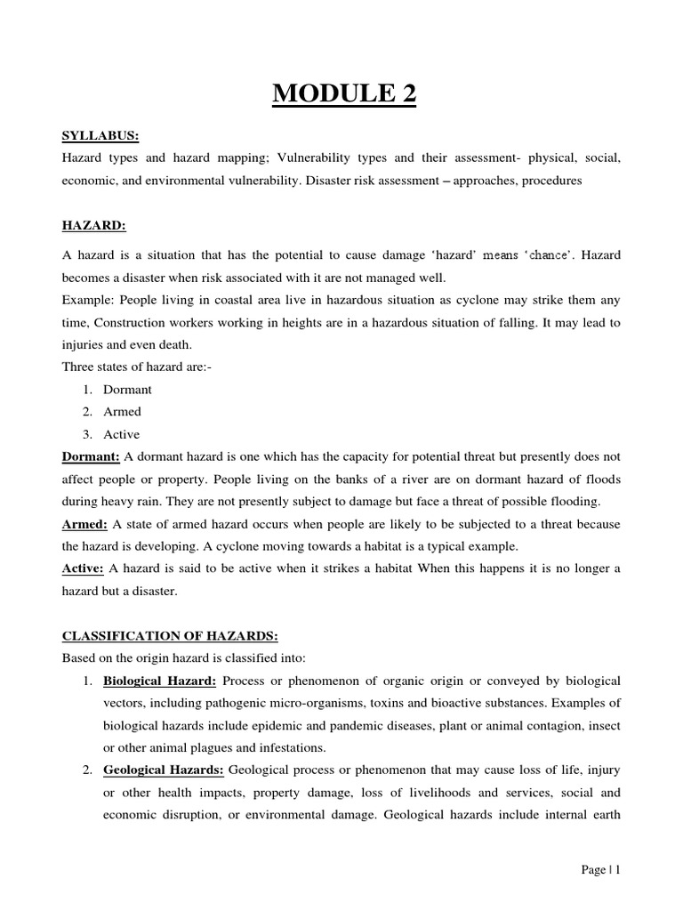 Hazard Mapping Guide | PDF | Hazards | Risk