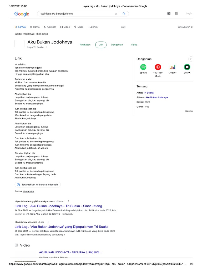 Aku Bukan Jodohnya | PDF