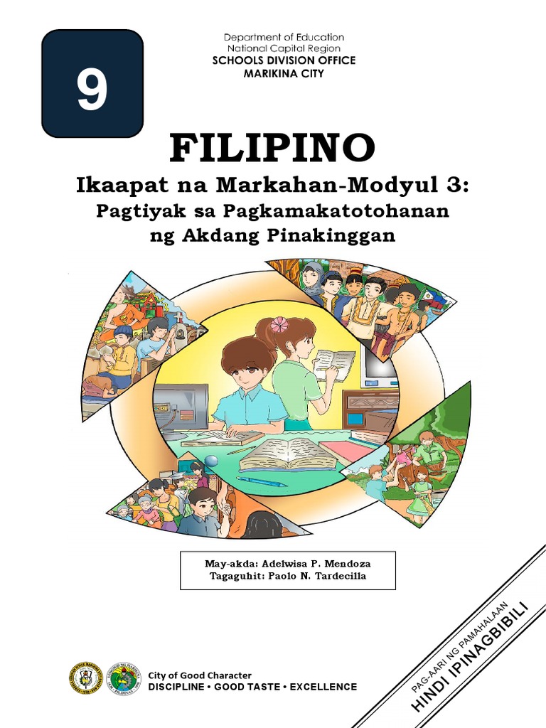 NCR Final Filipino9 q4 m3 | PDF