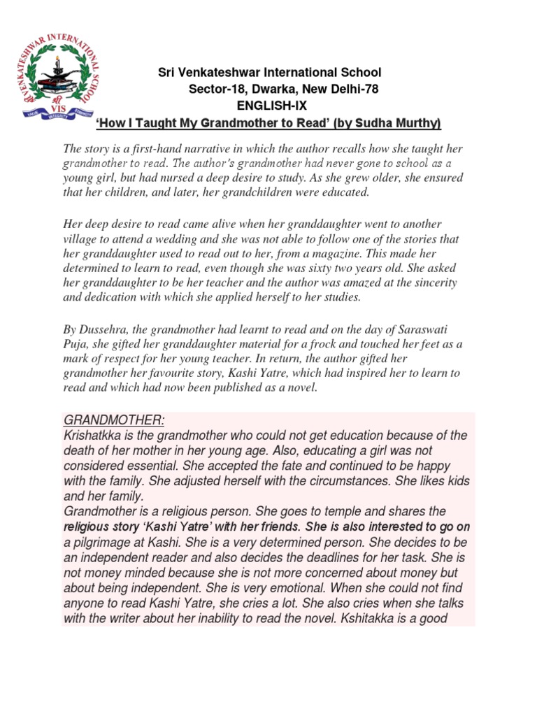 Teaching Grandma to Read: A Journey | PDF | Religion & Spirituality