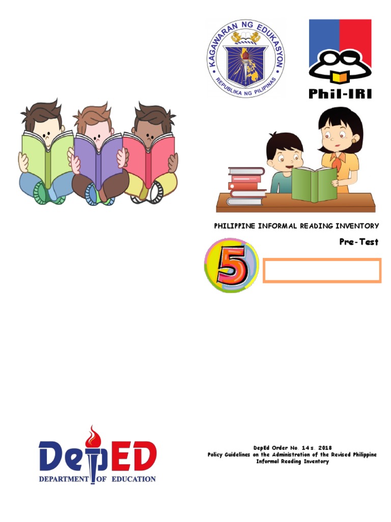 Philiri Booklet Grade 5 Pre-Test | PDF