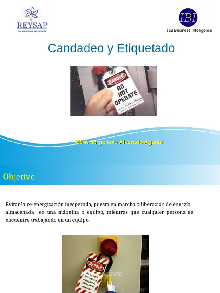Procedimientos de Candadeo y Etiquetado para Aislamiento de Energía | PDF