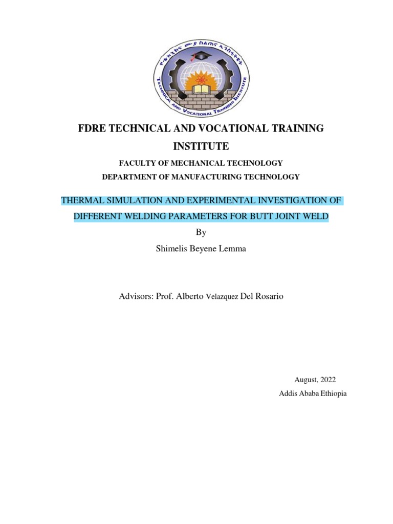 4 - Shimelis Beyene | PDF | Welding | Construction