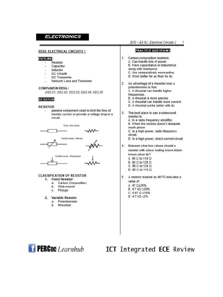EE-02---Electrical-Circuits-1-Ppdf-2 | PDF