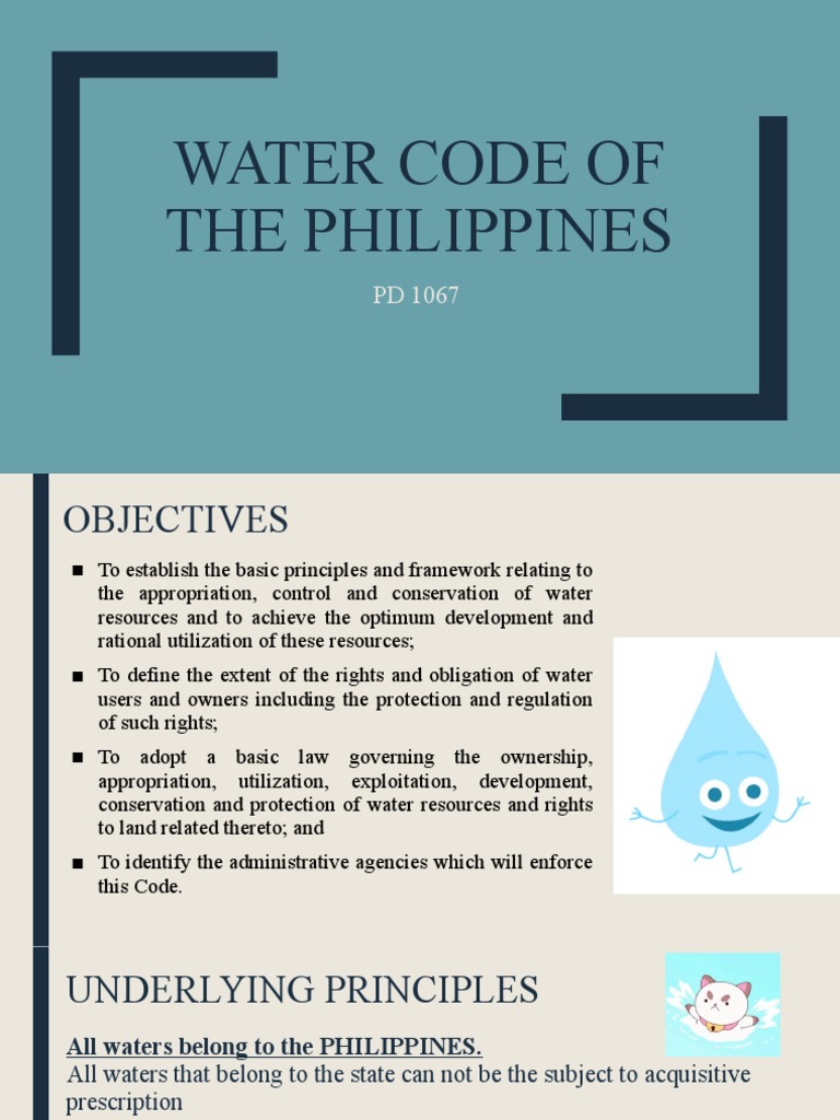 WATERCODE and CLEAN WATER ACT | PDF | Water | Water Resources