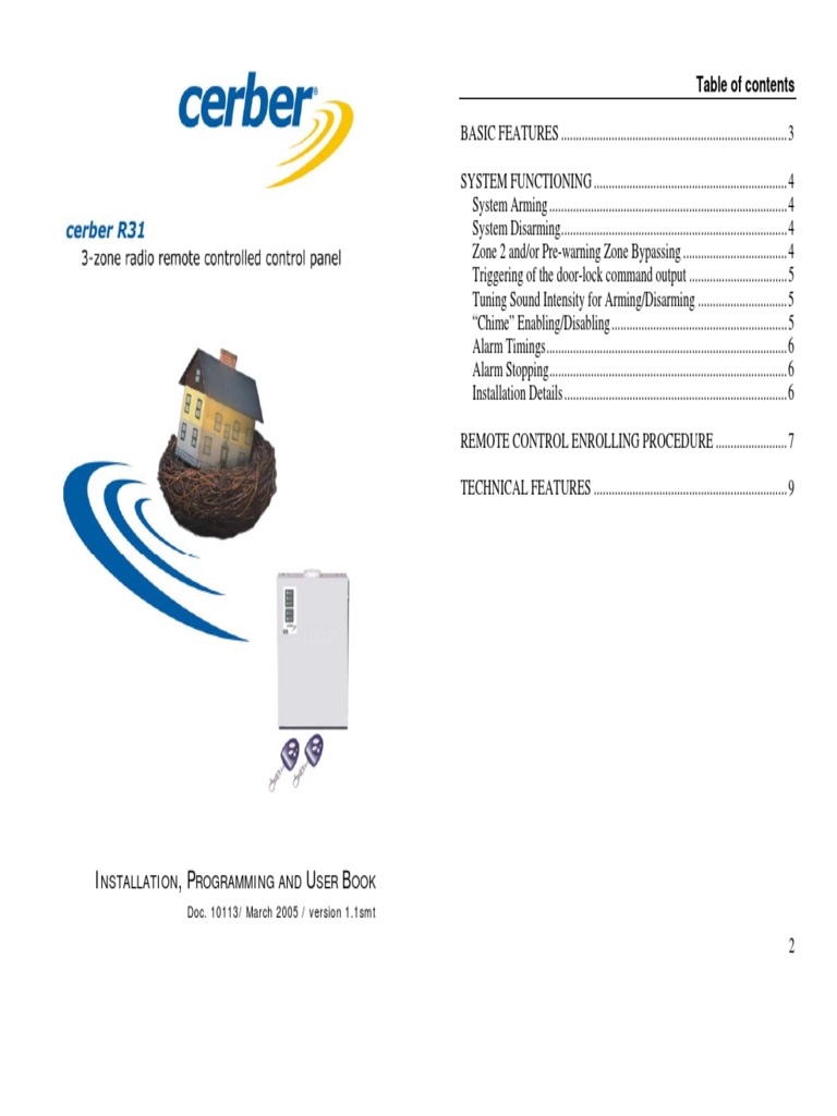Installation, programming and user guide | PDF | Remote Control | Equipment