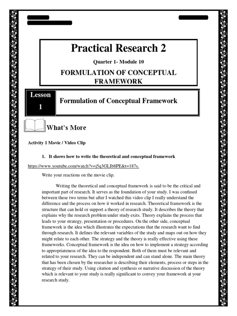 Pr Module 10 Jr Pdf Theory Dependent And Independent Variables