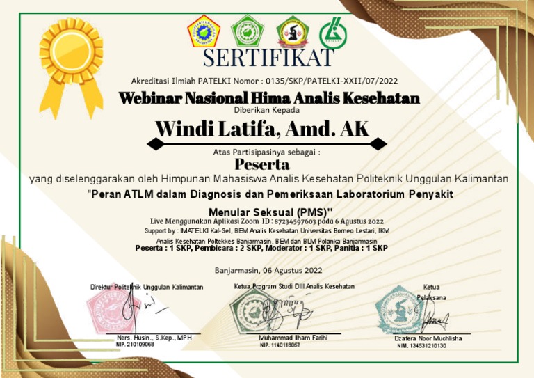 Webinar ATLM dan PMS | PDF