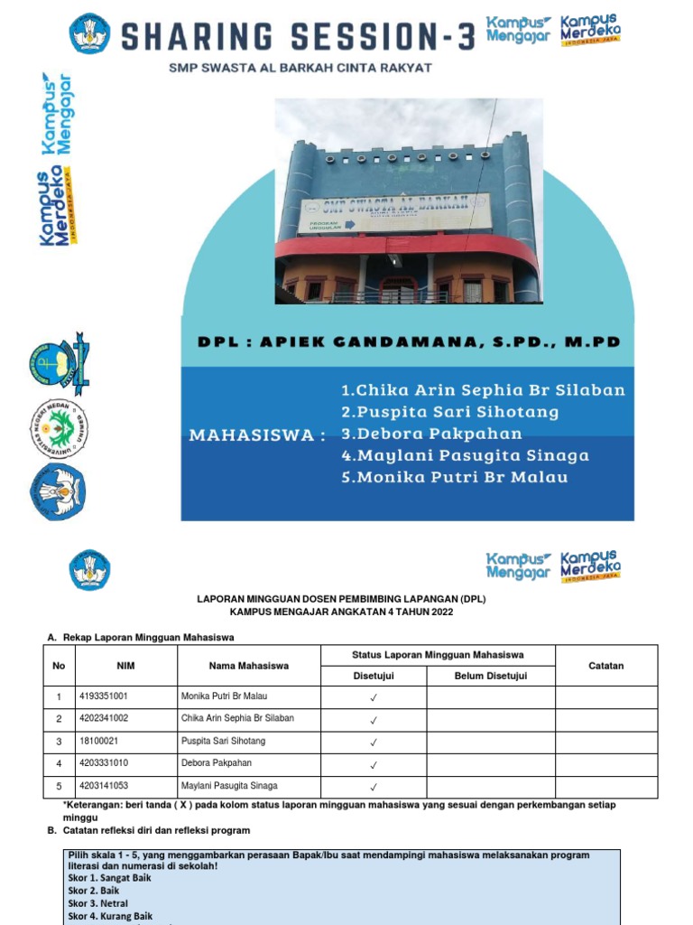 Laporan Minggu 3 DPL 22 Agustus 2022 | PDF