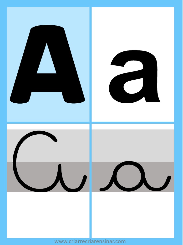 Alfabeto Parede Sem Imagens | PDF