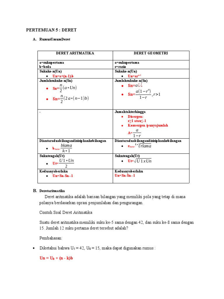 Resume Mate-Matika Dasar | PDF