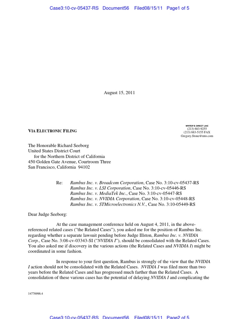 IA Lectronic Iling: Writer'S Direct Line | PDF | Discovery (Law) | Patent