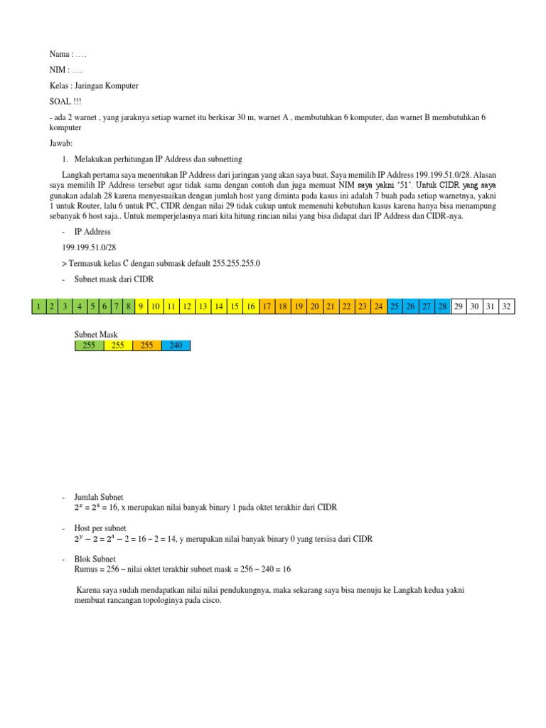 Quiz Jaringan Komputer PDF | PDF