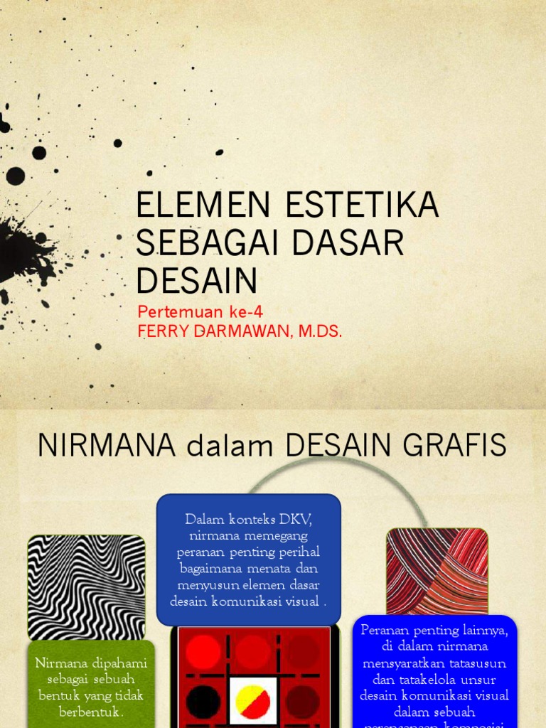Elemen Estetika Sebagai Dasar Desain | PDF