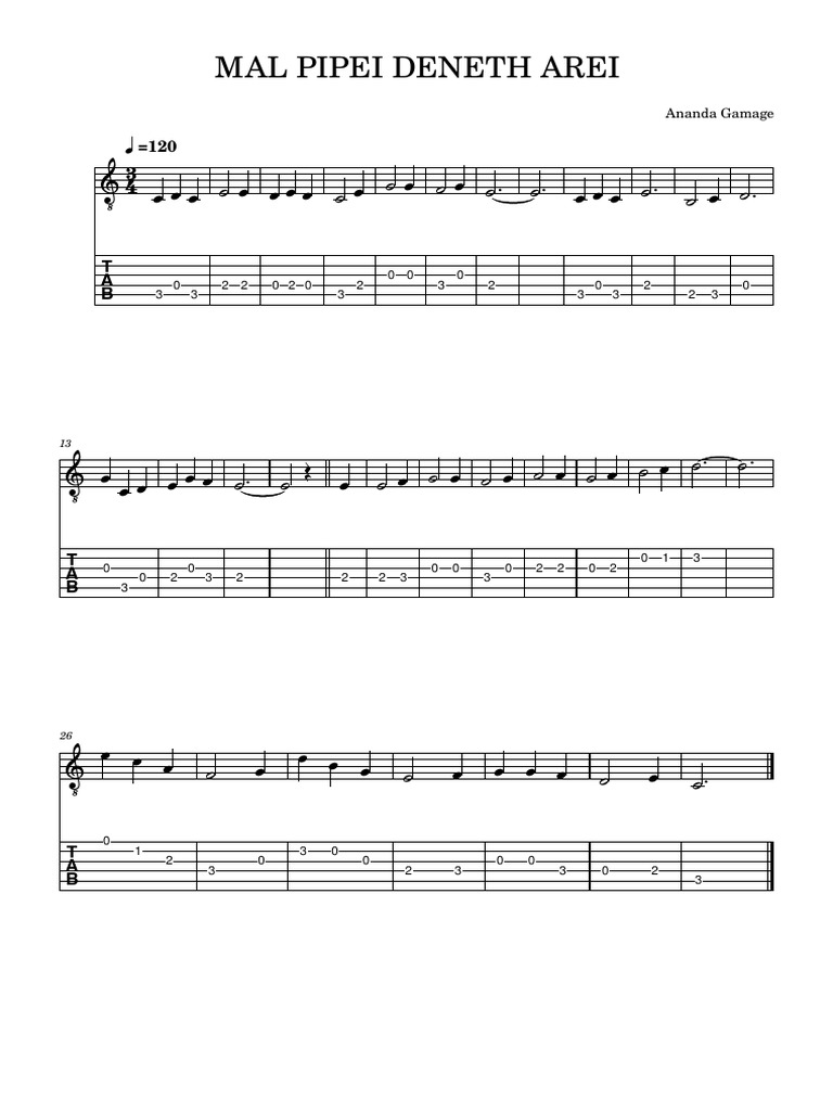 Mal Pipei Deneth Arei | PDF