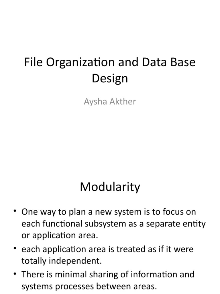 File Organization and Data Base Design | PDF | Databases | Database Index