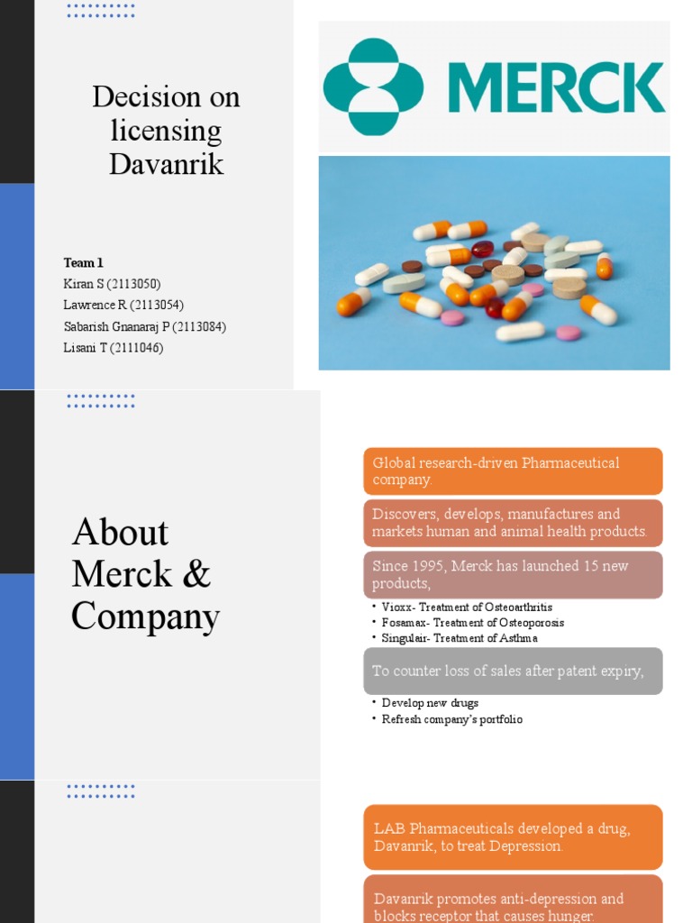 FOA GROUP 1 Merck Case | PDF | Net Present Value | Phases Of Clinical ...