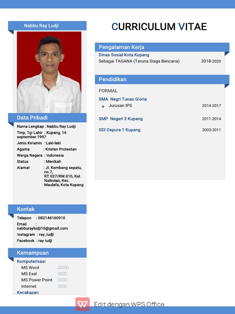 CV Ray Ludji Baru | PDF