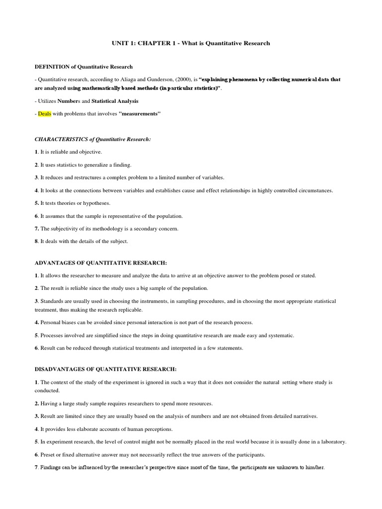 PR2 Reviewer | PDF | Statistics | Quantitative Research