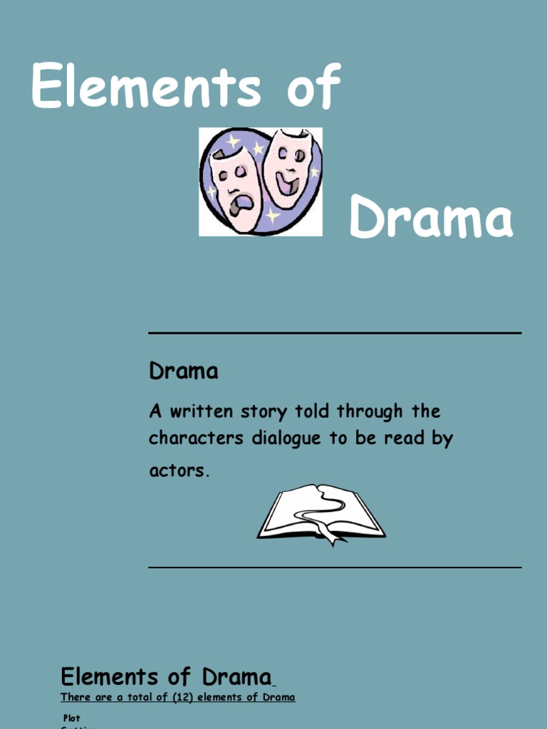 Elements of Drama | PDF | Plot (Narrative) | Actor
