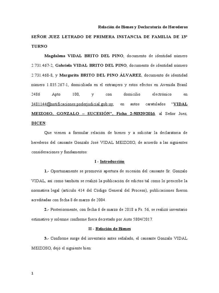 Documento | PDF | Herencia | Justicia