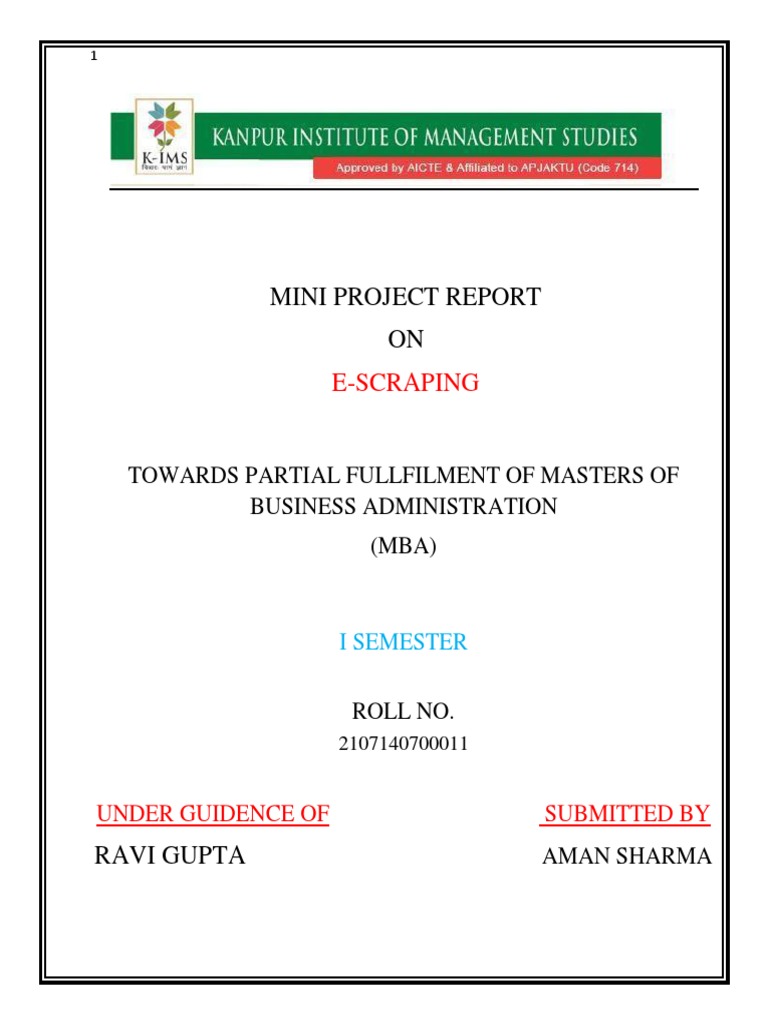 E-Scrap Business Plan | PDF | Scrap | Recycling