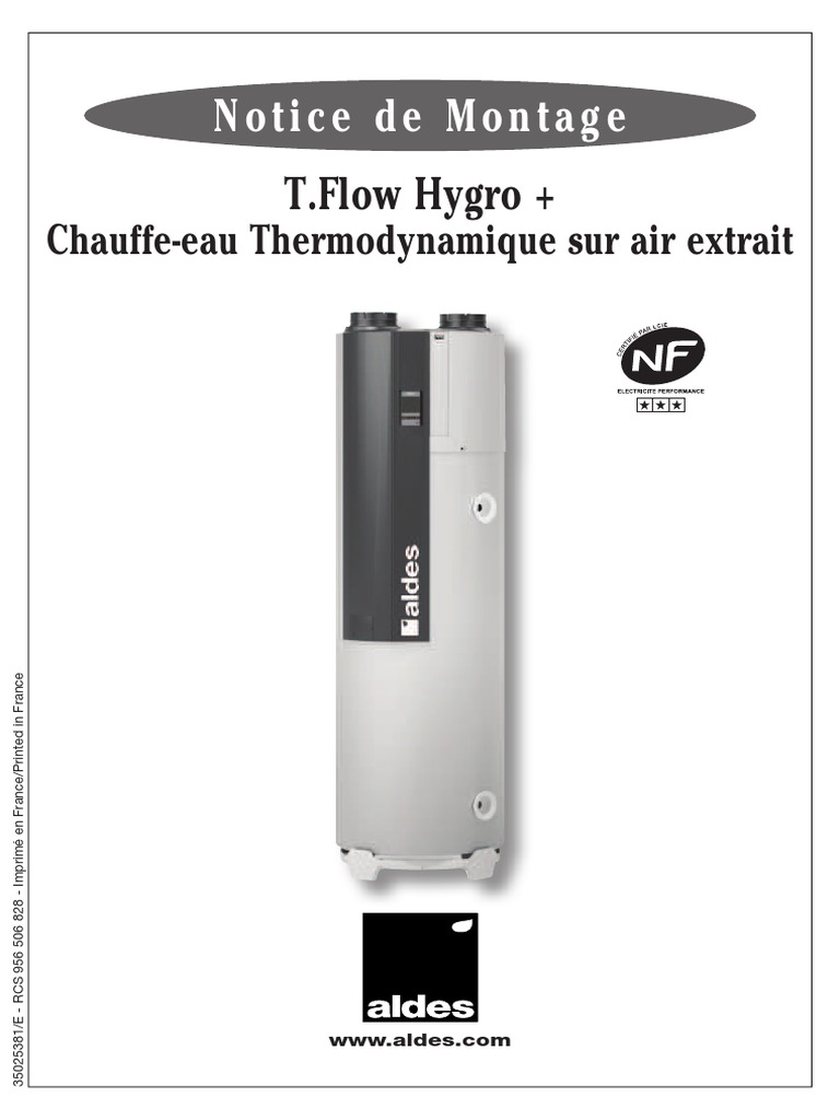 Aldes T Flow Hygro Notice FR | PDF | Pompe à chaleur | Génie du bâtiment